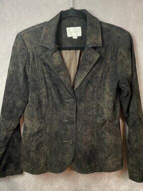 erin london | Jackets & Coats | Erin London Snake Print Jacket Sz 6 ...